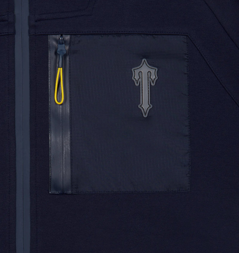 TRAPSTAR T FLEECE TRACKSUIT NAVY / YELLOW – withhuk